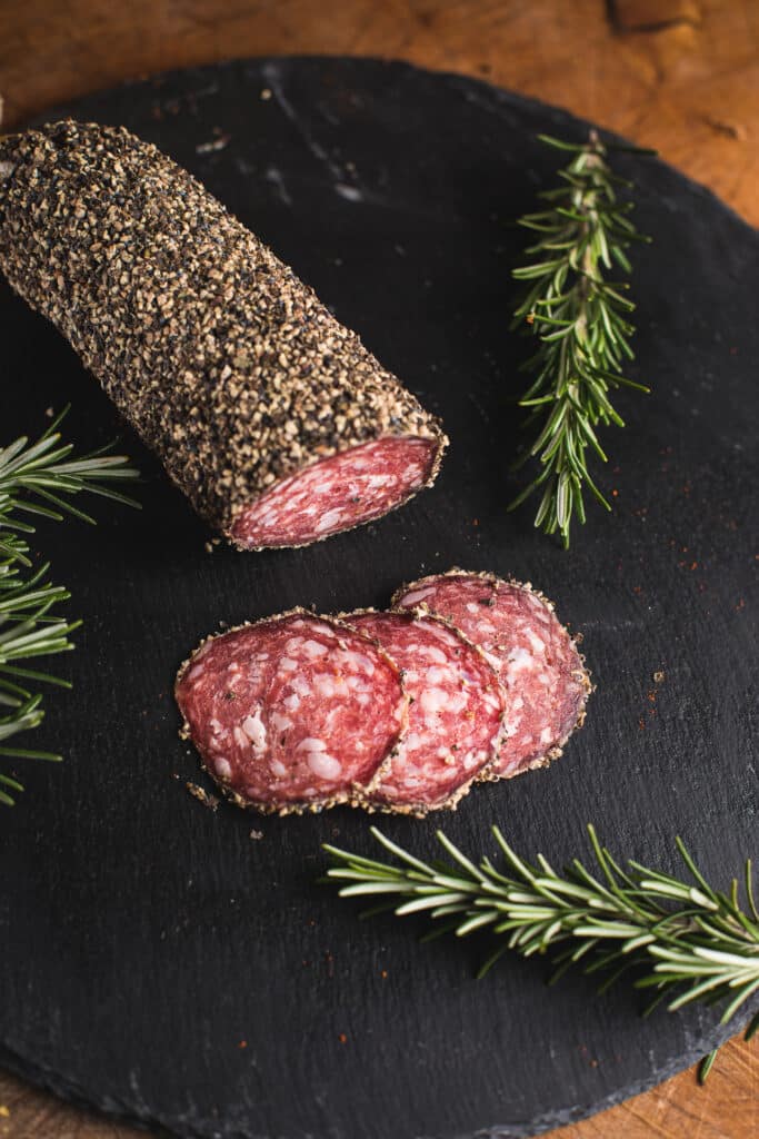 Saucisson de veau aux poivres - Halal Chez Vous