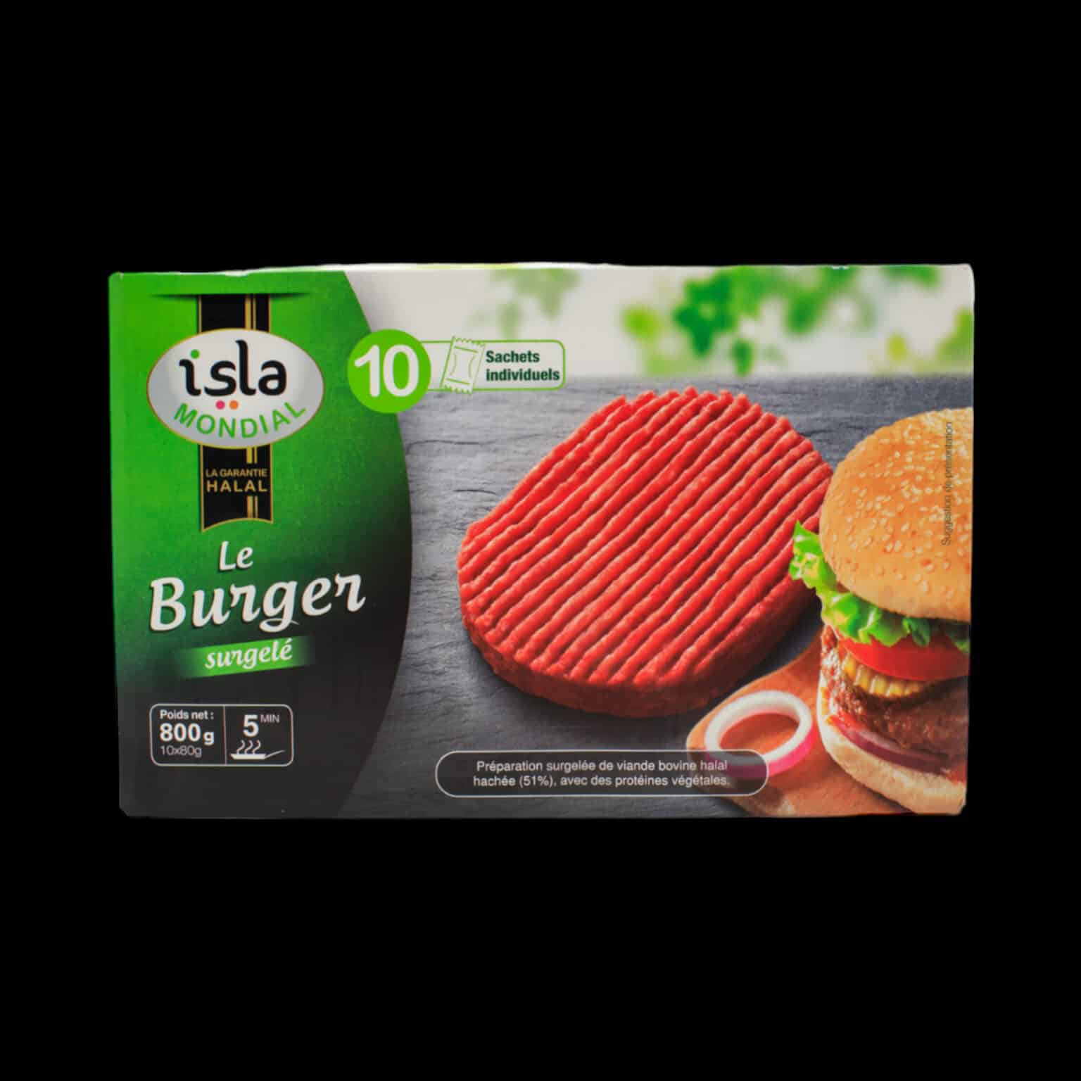 Le burger - Isla Mondial - Halal Chez Vous